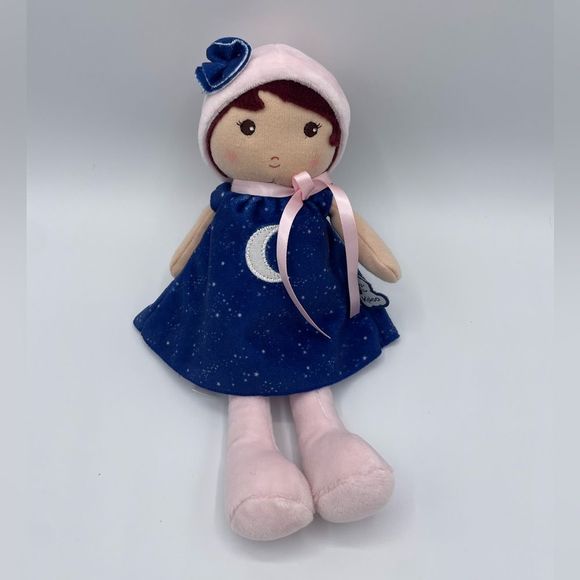 kaloo | Toys | Kalootendresse Soft Baby Doll Plush Blue Pink Moon Brown ...